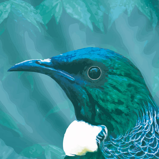 'NZ Tui' design wall art – Blend Designs